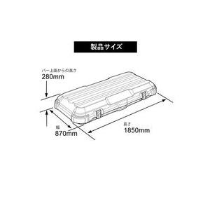 INNO 【個人宅OK！】 ルーフボックス BRQ720MBK ルーフギアケース720 ブラック 荷物 スキー スノーボード キャンプ アウトドア 車中泊 : クレールオンラインショップ ...