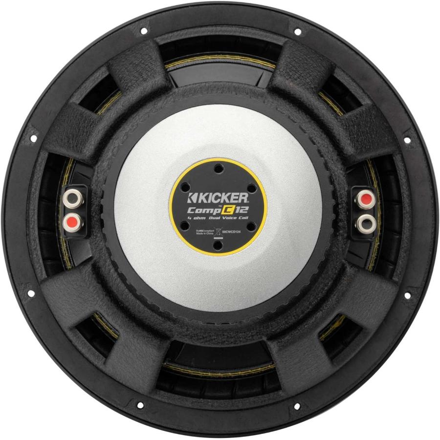 KICKER CWCD12 COMP C 4Ω DVC 30cmサブウーファー インフォーム デュアル キッカー : クレールオンラインショップ - 通販 - Yahoo!ショッピング