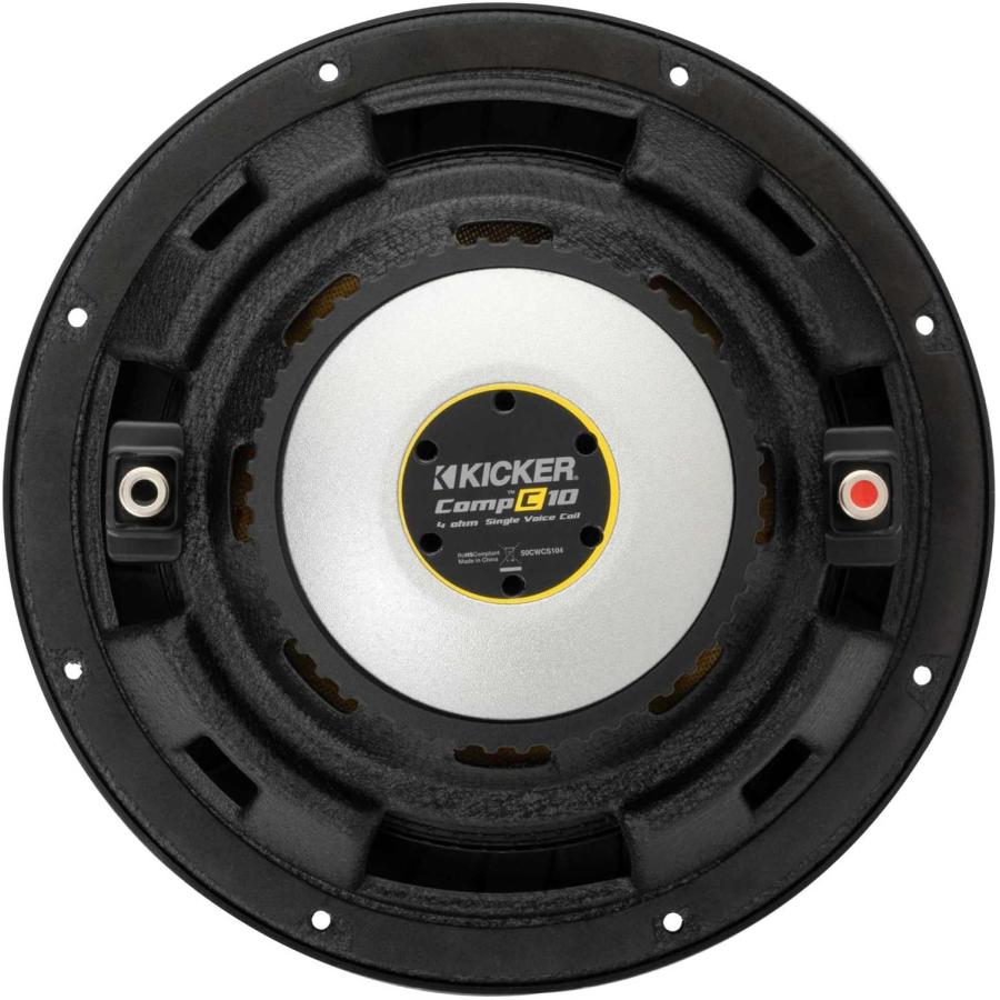 KICKER CWCS10 COMP C 4Ω SVC 25cmサブウーファー インフォーム シングル キッカー : クレールオンラインショップ - 通販 - Yahoo!ショッピング