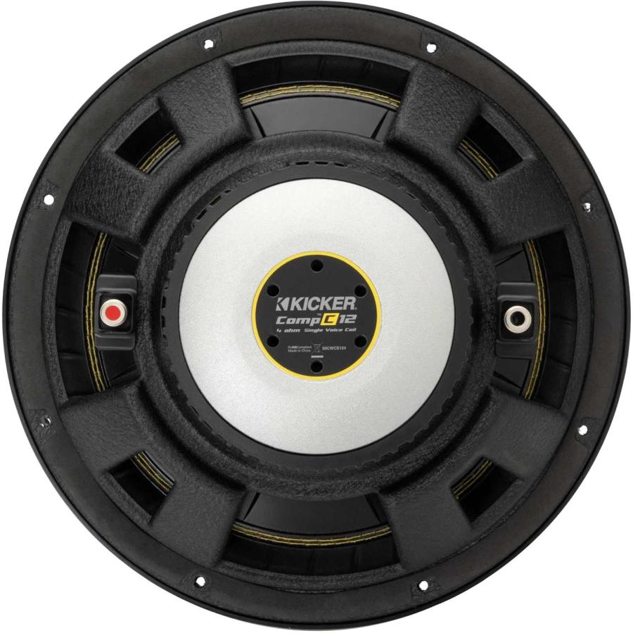 KICKER CWCS12 COMP C 4Ω SVC 30cmサブウーファー インフォーム シングル キッカー : クレールオンラインショップ - 通販 - Yahoo!ショッピング