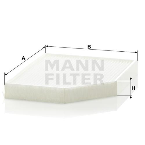 MANN FILTER CU2450 アウディ 8K系 A4 / 8R系 Q5 8T系 A5 等用 輸入車用 高性能エアコンフィルター 活性炭入り : クレールオンラインショップ - 通販 ...