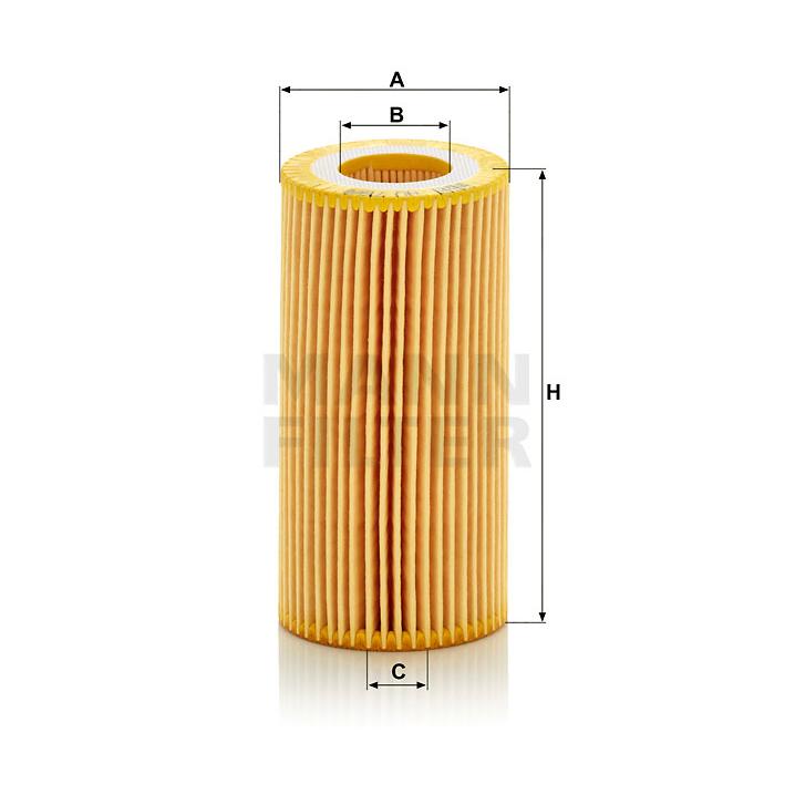 MANN FILTER オイルフィルター HU719/8X ボルボ B5204T9 ボルボV40 FB525XC ボルボV60 等用 輸入車用 ...