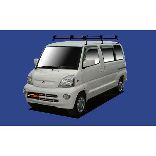 精興工業 タフレック PL233D+ タウンボックスワイド U65W U66W / U61V U62V ミニキャブ 標準ルーフ用 6本脚 業務用 ルーフキャリア TUFREQ : クレール ...