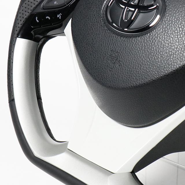 REAL レアル X10NSLPSLPWHP X10N-SLP-SLP-WHP ステアリング+アンダーパッド(ホワイト) セット トヨタ ...