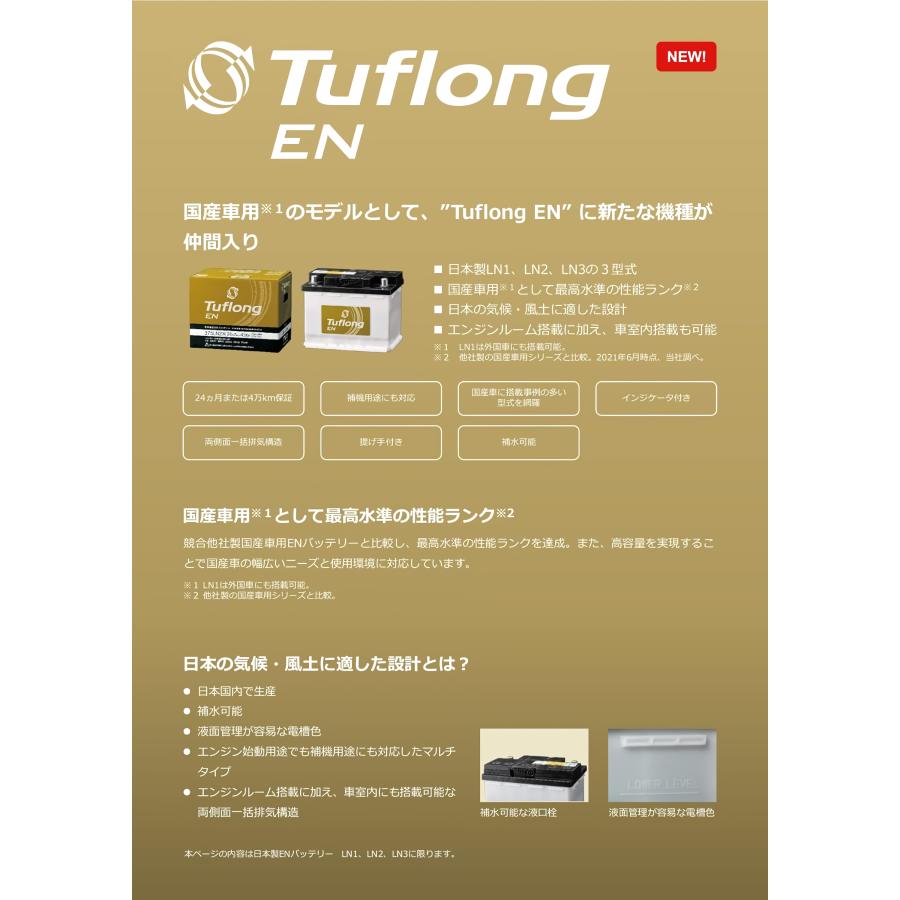 日本の気候・風土に最適設計モデル EN 360LN1 バッテリー 欧州規格バッテリー搭載 EN規格 国産車 輸入車 対応 国内生産 マルチタイプ : クレールオンラインショップ - 通販 ...