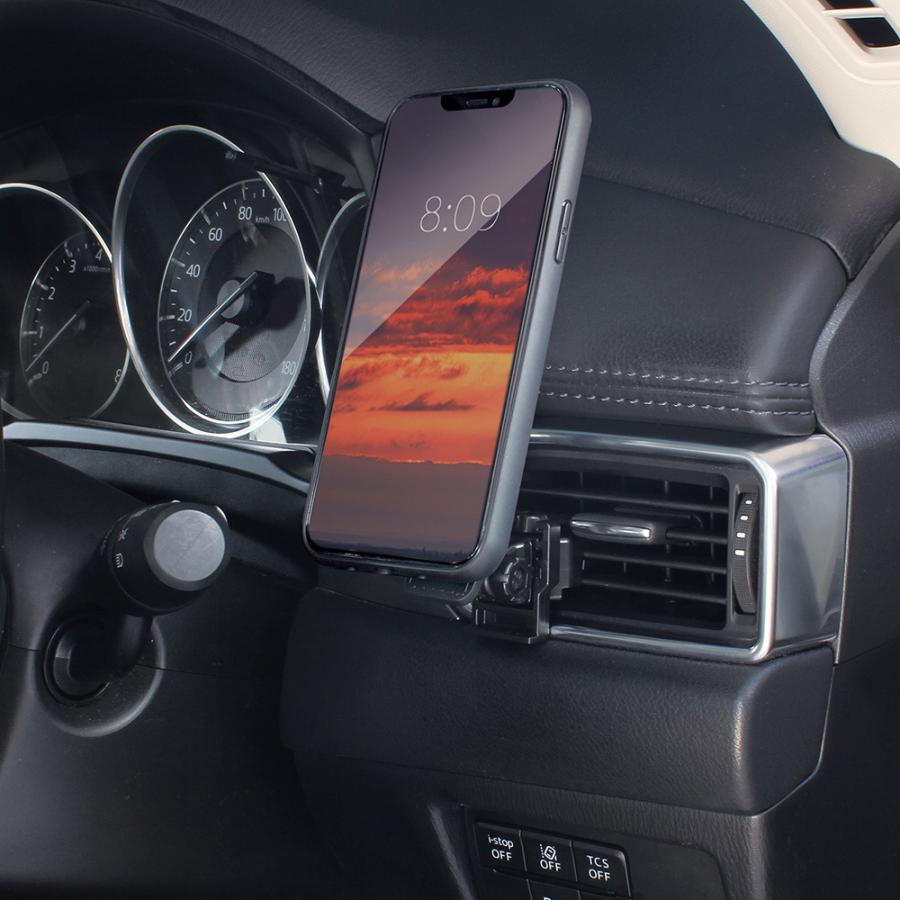 YAC（自動車用アクセサリ） YAC ヤック PF-387 スマホホルダー SMAPOT マグネットタイプ カラー：ブラック エアコン吹き出し口取付 PF387 : クレールオンラインショップ ...