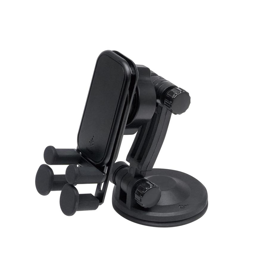 YAC（自動車用アクセサリ） ヤック スマホホルダー ZE-101 リンケージスマホホルダー 貼り付け 両面テープ 簡単 上下 ボールジョイント 角度調節 高さ調節 回転 : クレール ...