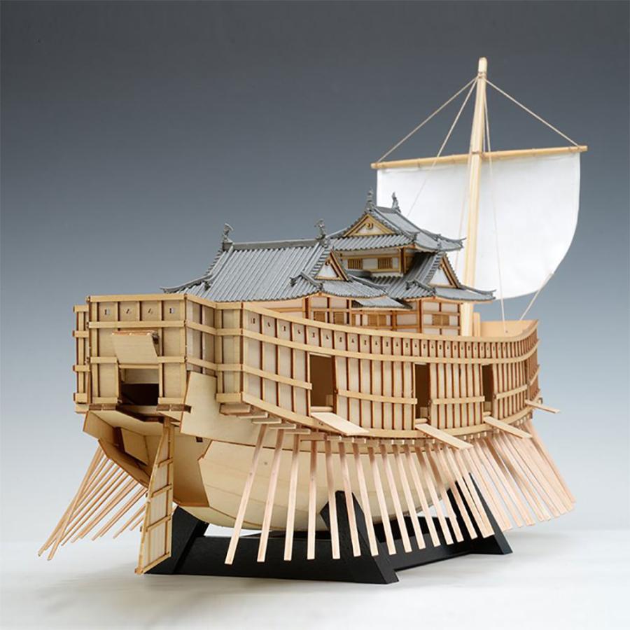 ウッディジョー 木製模型 安宅船(あたけぶね) 1/100 (代引 ウッディジョー 木製模型 安宅船(あたけぶね) 1/100 (代引