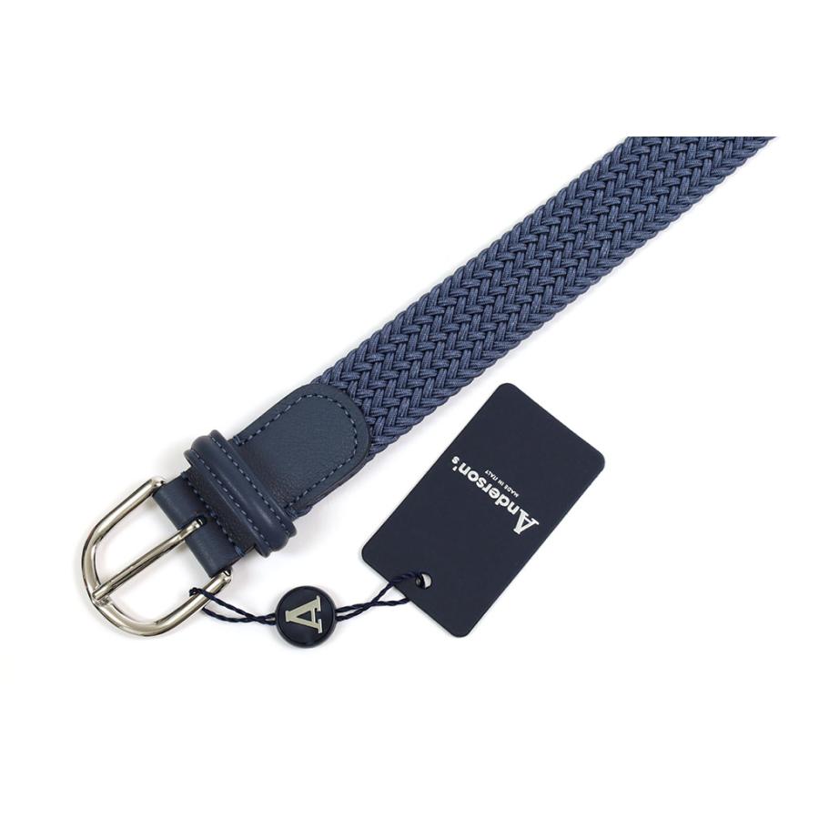 アンダーソンズ ラバーメッシュベルト 30mm ブルー Anderson's 0765 B3A BLUE : CRISPIN-クリスピン ...