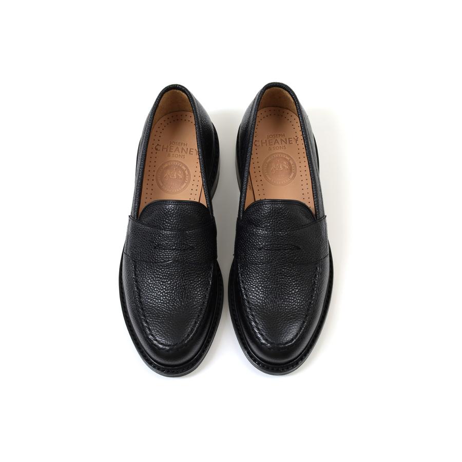 ジョセフ チーニー コインローファー ハワード ブラック グレインカーフ JOSEPH CHEANEY HOWARD R BLACK ...