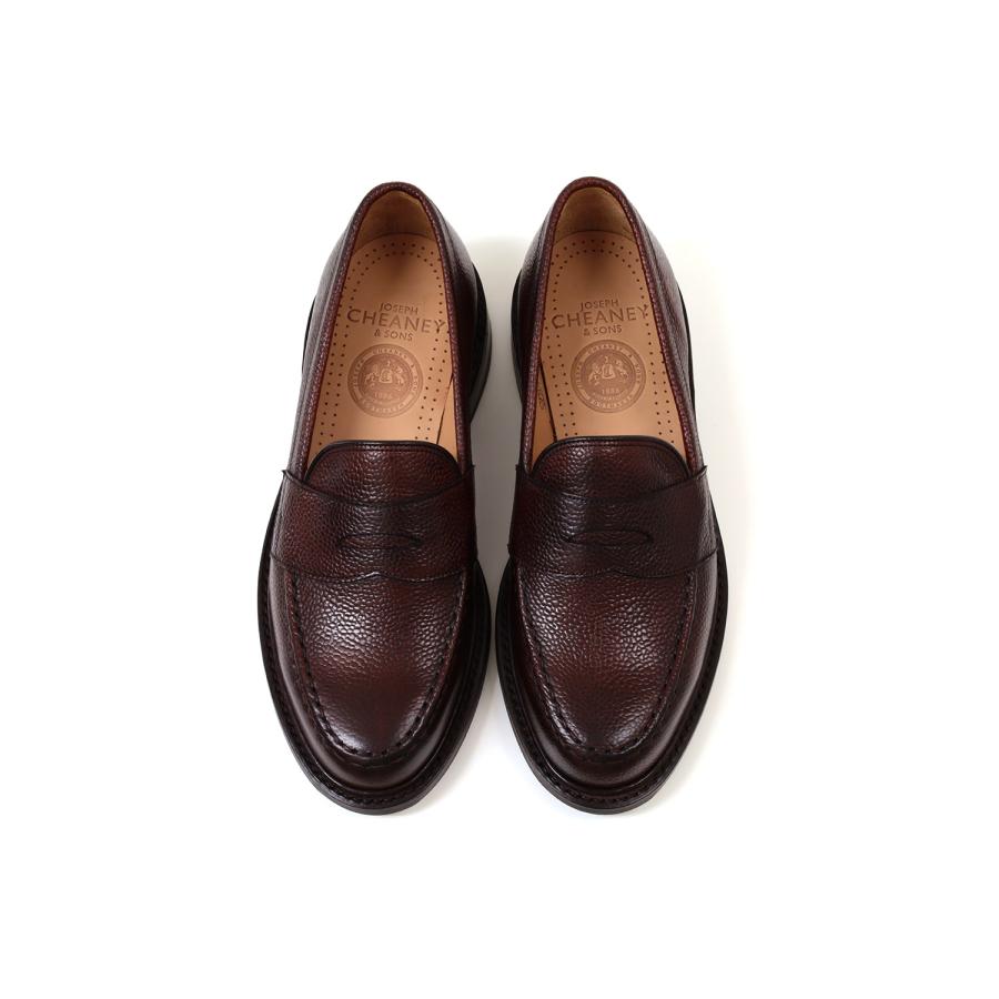 ジョセフ チーニー コインローファー ハワード バーガンディ グレインカーフ JOSEPH CHEANEY HOWARD R BURGUNDY ...