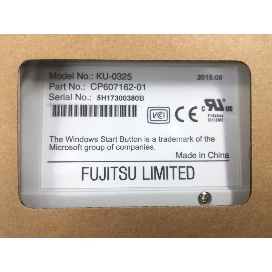 富士通 【新品 送料無料】富士通 有線キーボード USB テンキー付き 109Aキー [KU-0325] [CP607162-01] ホワイト (管理コード1253mayoY80 ...