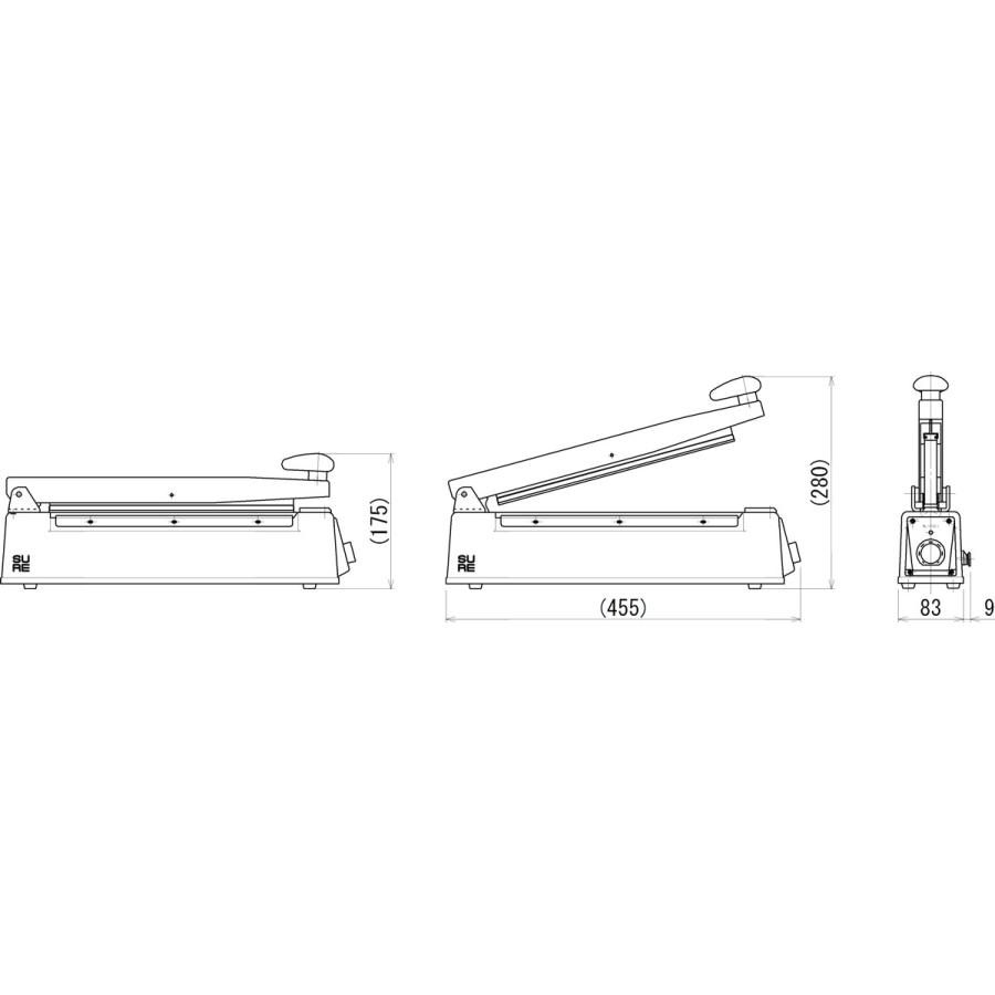 SURE シュアー(SURE) ワンランク上のシーラー卓上タイプ(標準) シール 長 300mm ・幅 2.5mm NL-303J : ケミカル用品と工具のCRK販売 - 通販 - Yahoo ...