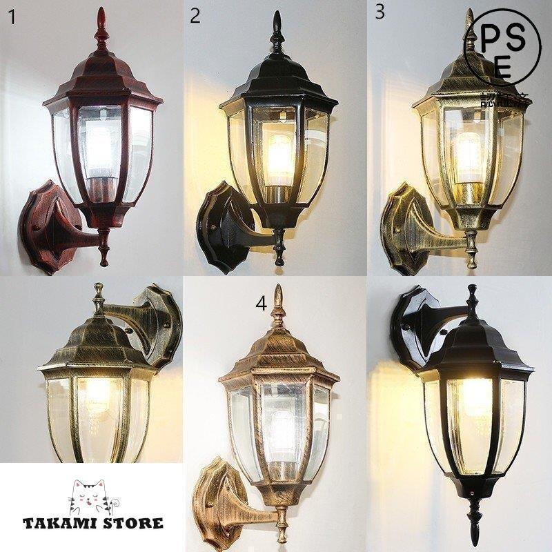 ブラケットライト 外灯 壁掛け照明玄関照明 レトロ 防水 アンティーク風 ポーチライト 壁掛けライト 照明 庭園灯 屋外用 ウォールランプ : CRNストア - 通販 - Yahoo!ショッピング