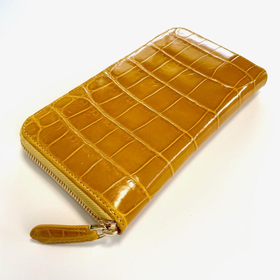 クロコダイル財布 レディース長財布 クロコダイル 財布 シャイニング メンズ財布 ハニーイエロー 2106 : クロコトライド - 通販 - Yahoo!ショッピング