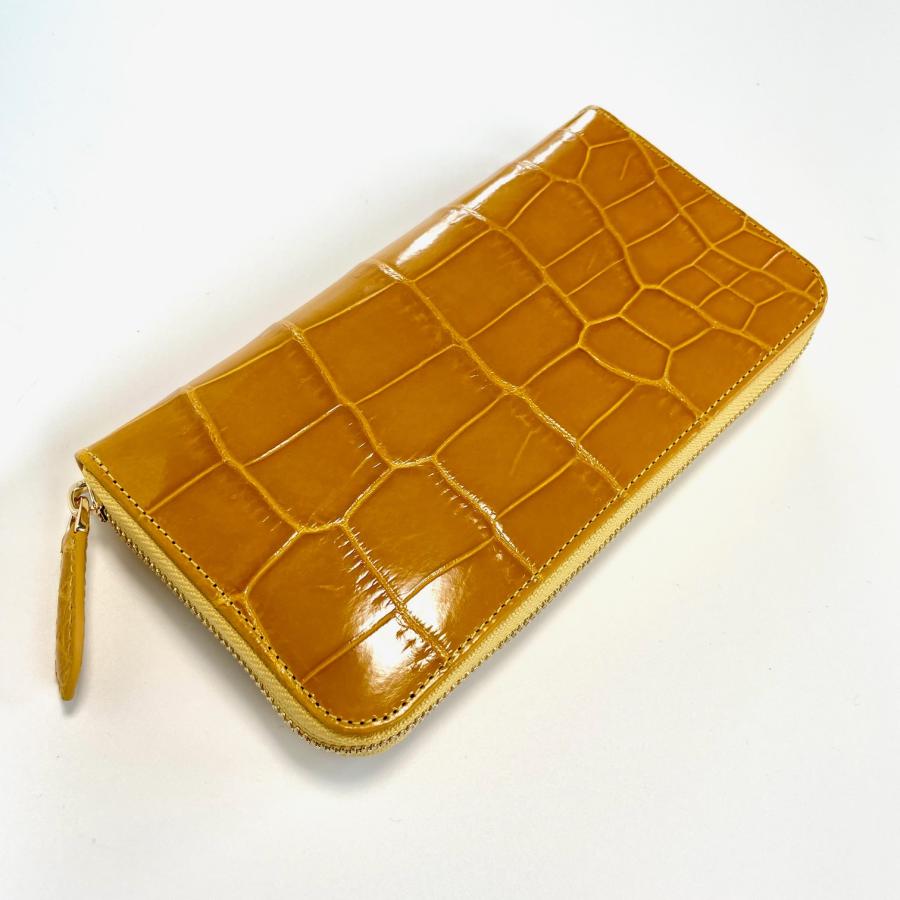 クロコダイル長財布 メンズ長財布 クロコダイル 財布 シャイニング 黄色 レディース長財布 ハニーイエロー 2138 : クロコトライド - 通販 - Yahoo!ショッピング