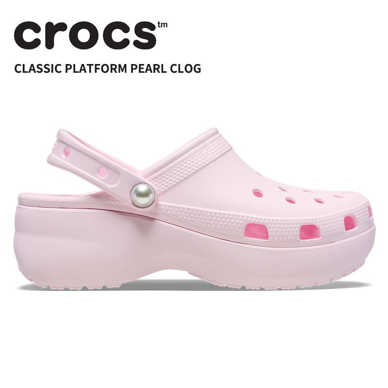 クロックス CROCS サンダル レディース クラシック プラットフォーム パール クロッグ Classic Platform Pearl ...