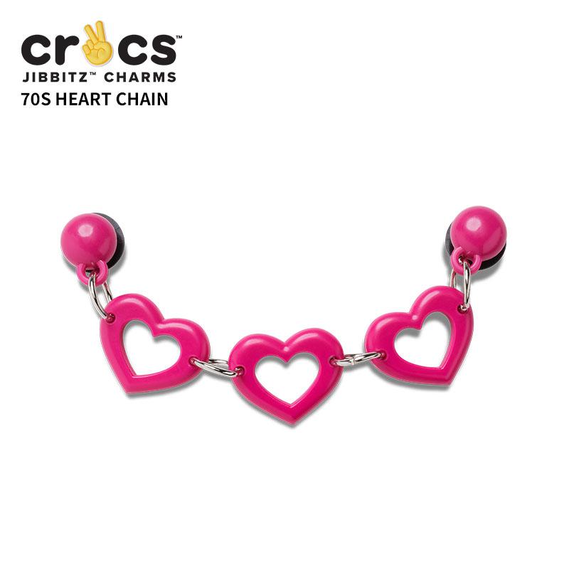 ジビッツ クロックス CROCS jibbitz シューズアクセサリー 70s ハート チェイン Heart Chain 小物 サンダル ...