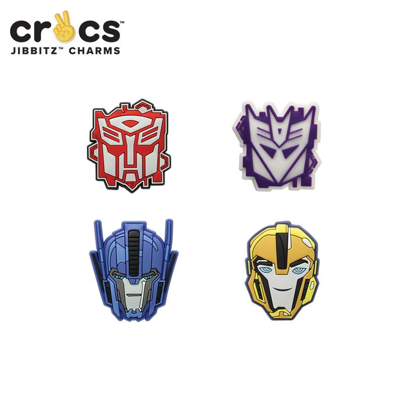 ジビッツ クロックス CROCS jibbitz シューズアクセサリー トランスフォーマー キャラクター 小物 サンダル チャーム デコ ...