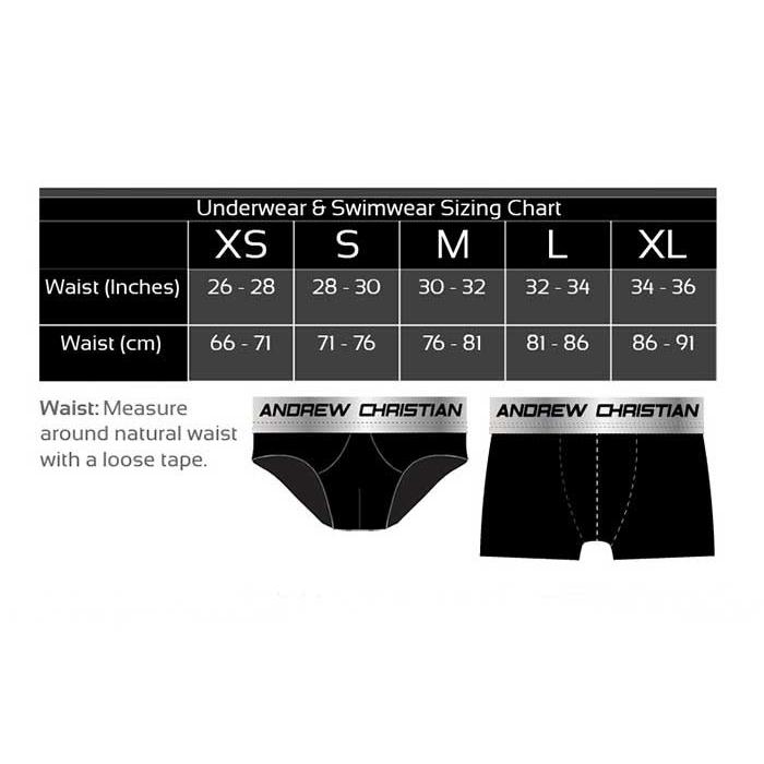 ANDREW CHRISTIAN アンドリュークリスチャン CoolFlex Modal Boxer w/ Show-It XS,S,M,L ...