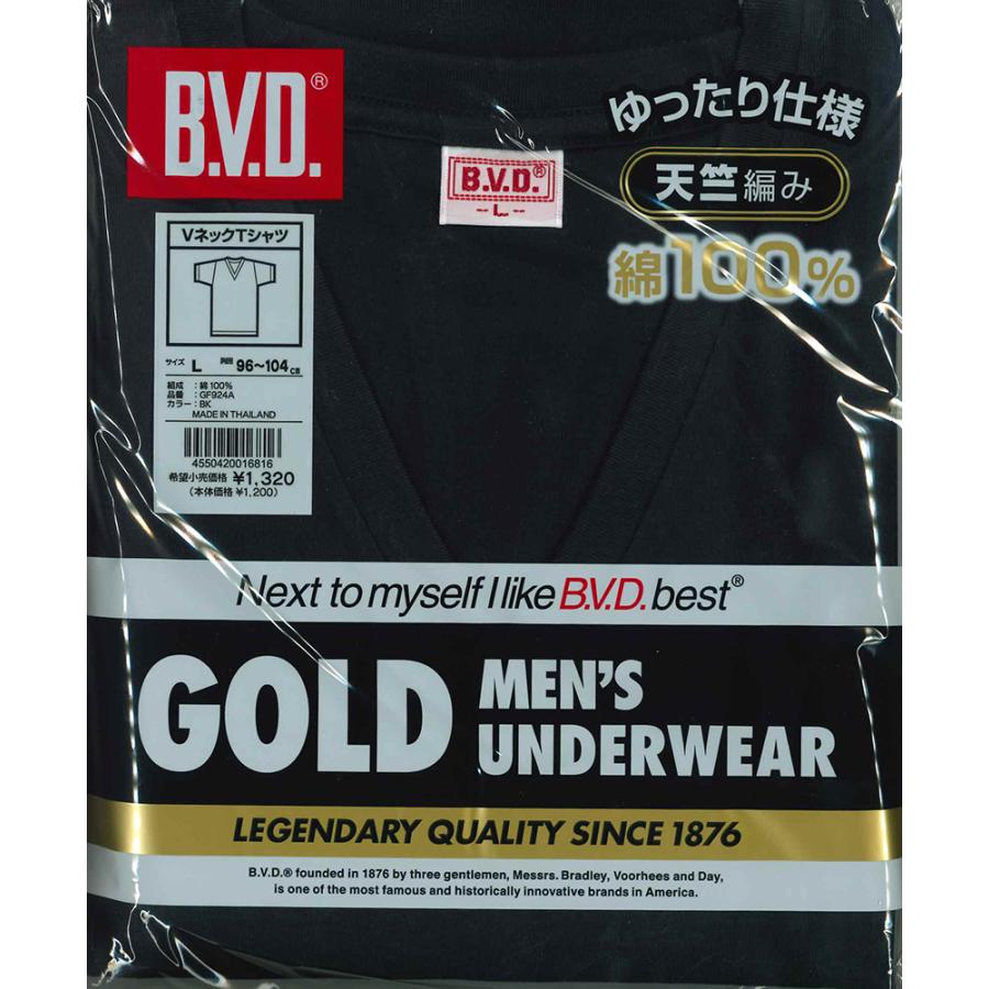 B.V.D BVD Tシャツ GOLD 天竺編みVネック半袖Tシャツ GR924A M,L : CROOTA SHOP HAMAFU INC. - 通販 - Yahoo!ショッピング
