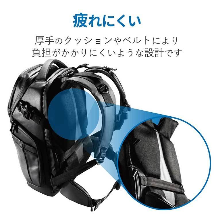 エレコム GRAPH GEAR NEO プロカメラバッグ バックパック ブラック ELECOM :DGB-P01BK:CROSS ROAD Yahoo!店 - 通販 - Yahoo!ショッピング