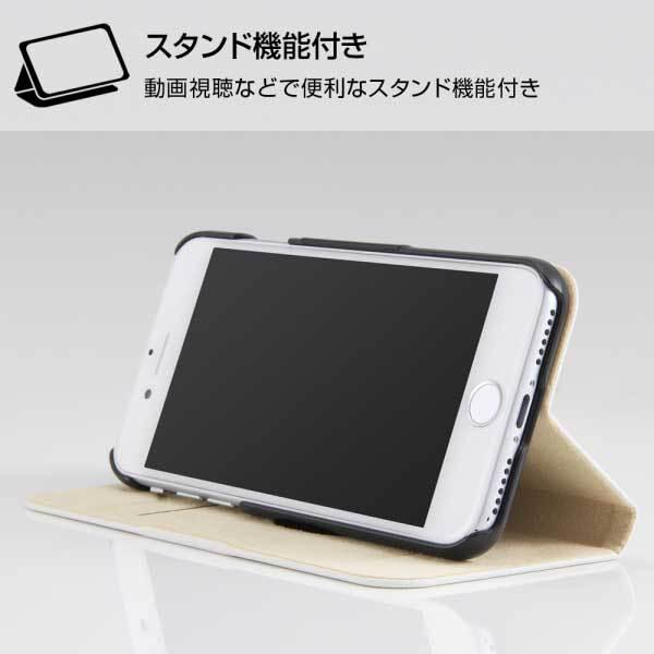 ingrem（イングレム） iPhone SE(第2世代) 8 7 手帳型ケース ムーミン お花畑 カバー マグネット スマート カード ...