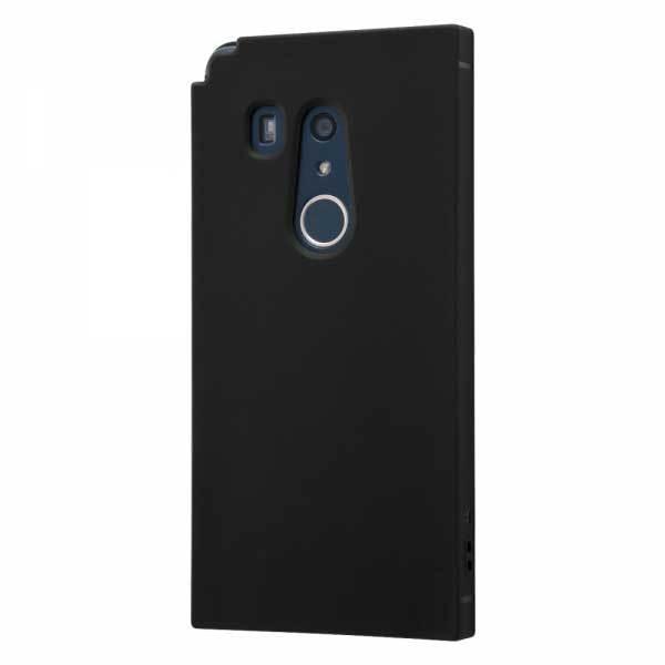 arrows Be3 耐衝撃ケース ブラック ソフトカバー スクエア 四角 TPU マット さらさら シンプル イングレム IN ...