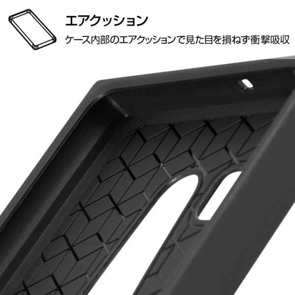 arrows Be3 耐衝撃ケース ブラック ソフトカバー スクエア 四角 TPU マット さらさら シンプル イングレム IN ...