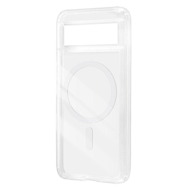 GooglePixel8 ケース クリア 透明 マグネット MagSafe 対応 衝撃吸収 ハイブリッド シンプル スマホ カバー グーグル ピクセル : in-gp8mg2-cm ...