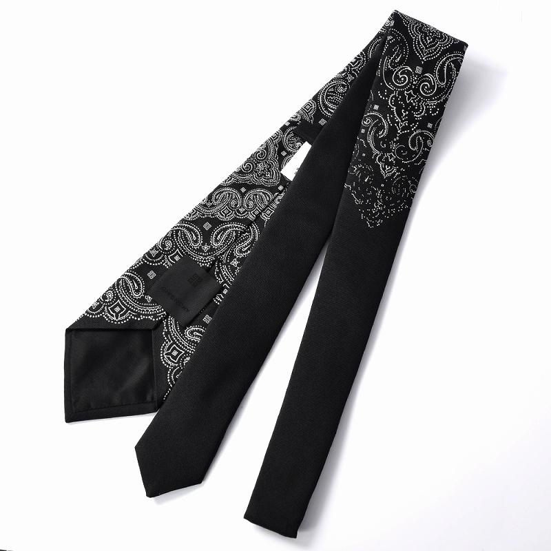 【ネクタイギフトセット】 ジバンシィ GIVENCHY ネクタイ メンズ 男性 プレゼント ギフト ブランド おしゃれ ブラック ホワイト 4Gエンブレム ロゴ ペイズリー :tie ...