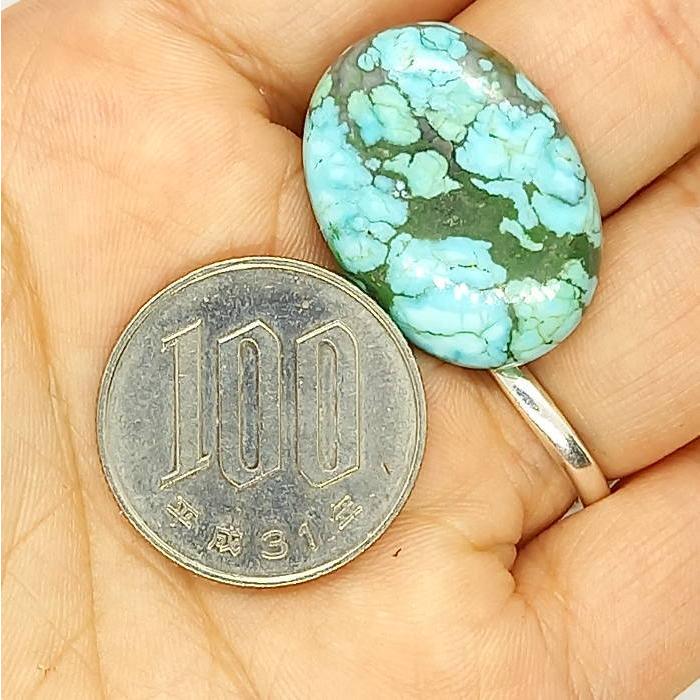 TR-38(B) ターコイズルース/トルコ石(15.6ct) No.8(ナンバーエイト)Nevada(ネバダ) /アクセサリー/材料 ターコイズ ルース :rt-43:CROSSヤフーショップ ...