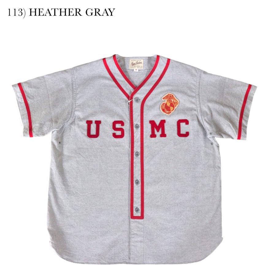 BUZZ RICKSON’S BR39268 BASEBALL SHIRT “USMC” : buzzricksons-br39268 ...