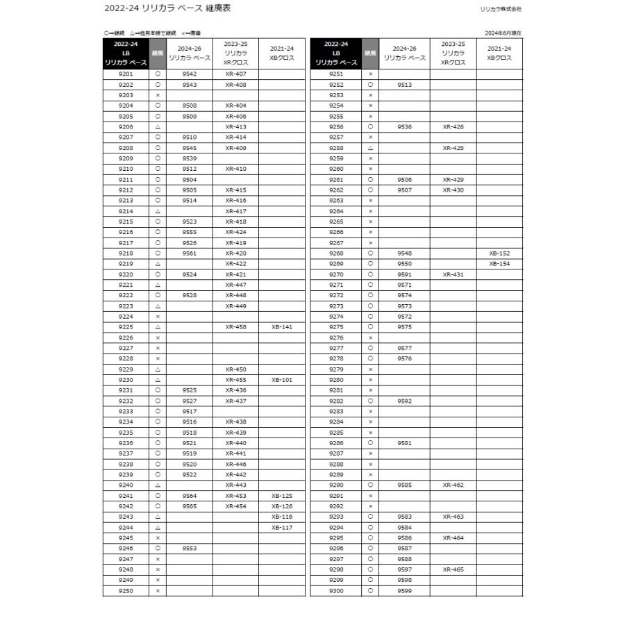 lilycolor BASE 2024.6-2026 リリカラ ベース LB9524 LB9525 LB9526 LB9527 : lb9524-9527 : クロス・ロードDIYショップ ...