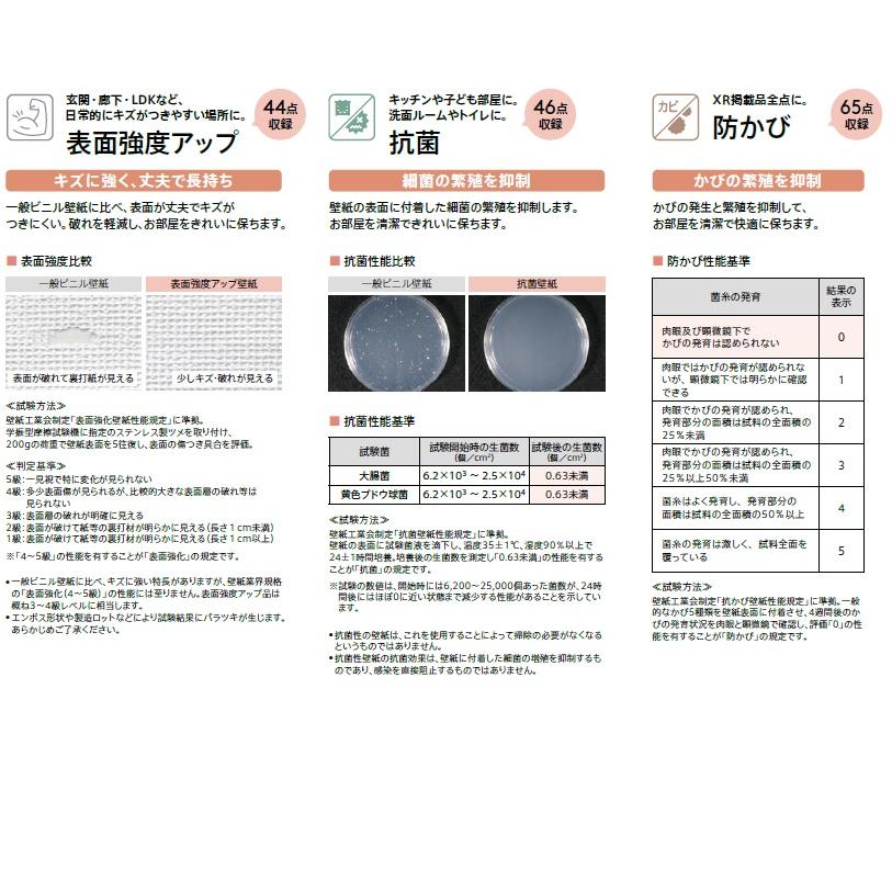 リリカラ のり無し壁紙 lilycolor XR 2023.7-2025 XR458 XR459 XR460 XR461 : クロス・ロードDIYショップ - 通販 - Yahoo!ショッピング