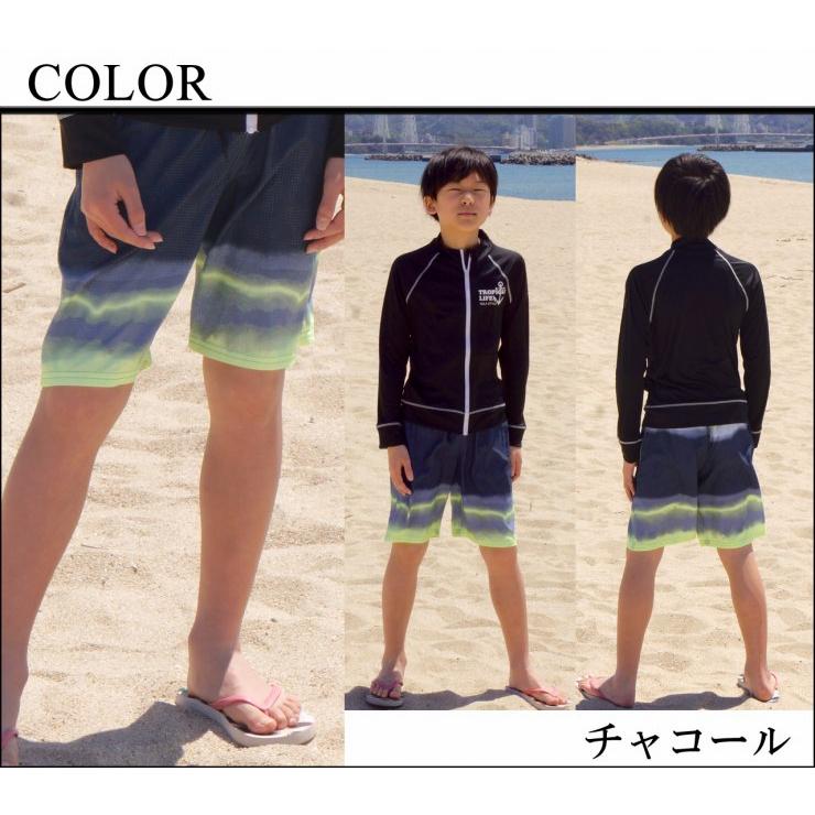 サーフパンツ キッズ ジュニア BULLET グラデーションプリント 男児サーフパンツ 子供用 男児 子供 男の子 海水パンツ 海パン 水着 ...