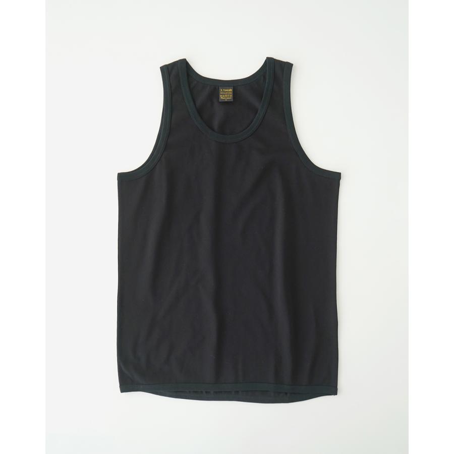 A VONTADE アボンタージ Vontade タンクトップ ピケ メンズ Pique Tank Top カットソー ノースリーブ クルー ...