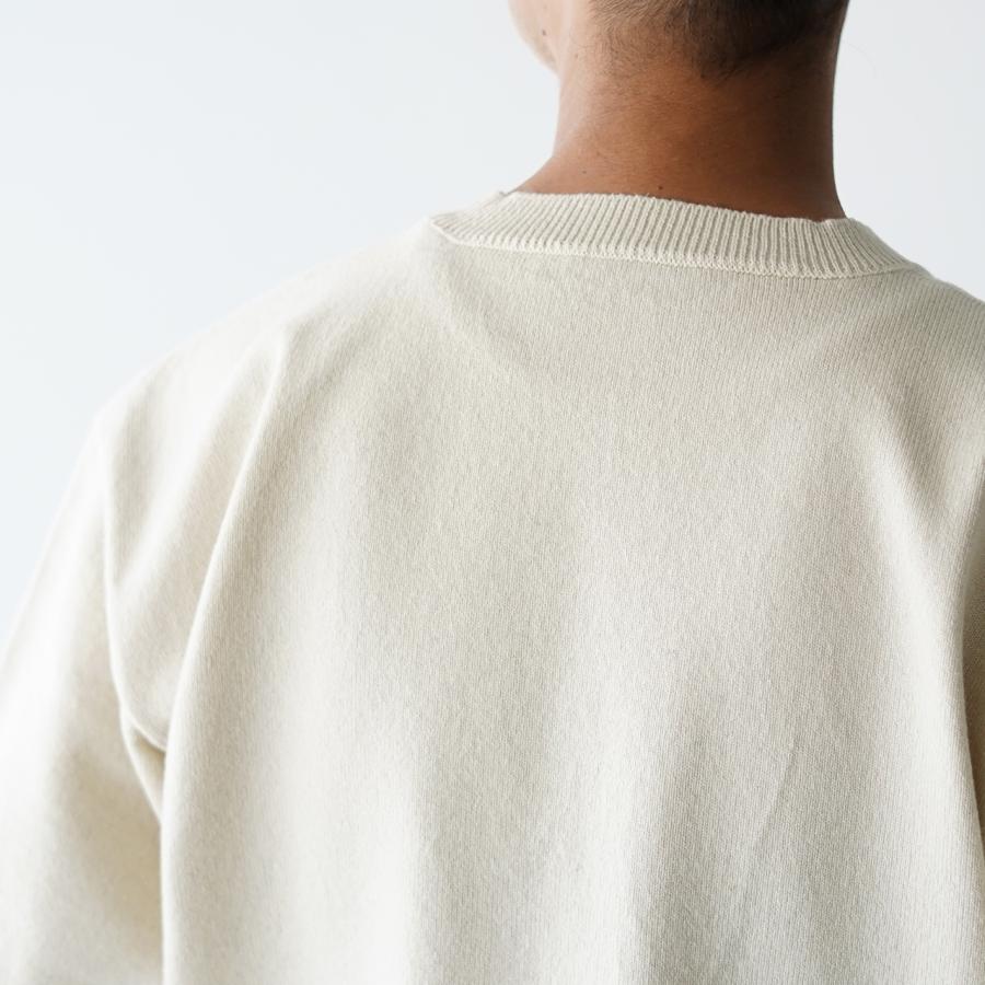 Yonetomi NEW BASIC ヨネトミ リジッド カシミア ニット プルオーバー RIGID CASHMERE KNIT P O ユニセックス 2024秋冬 95-244-020 ...
