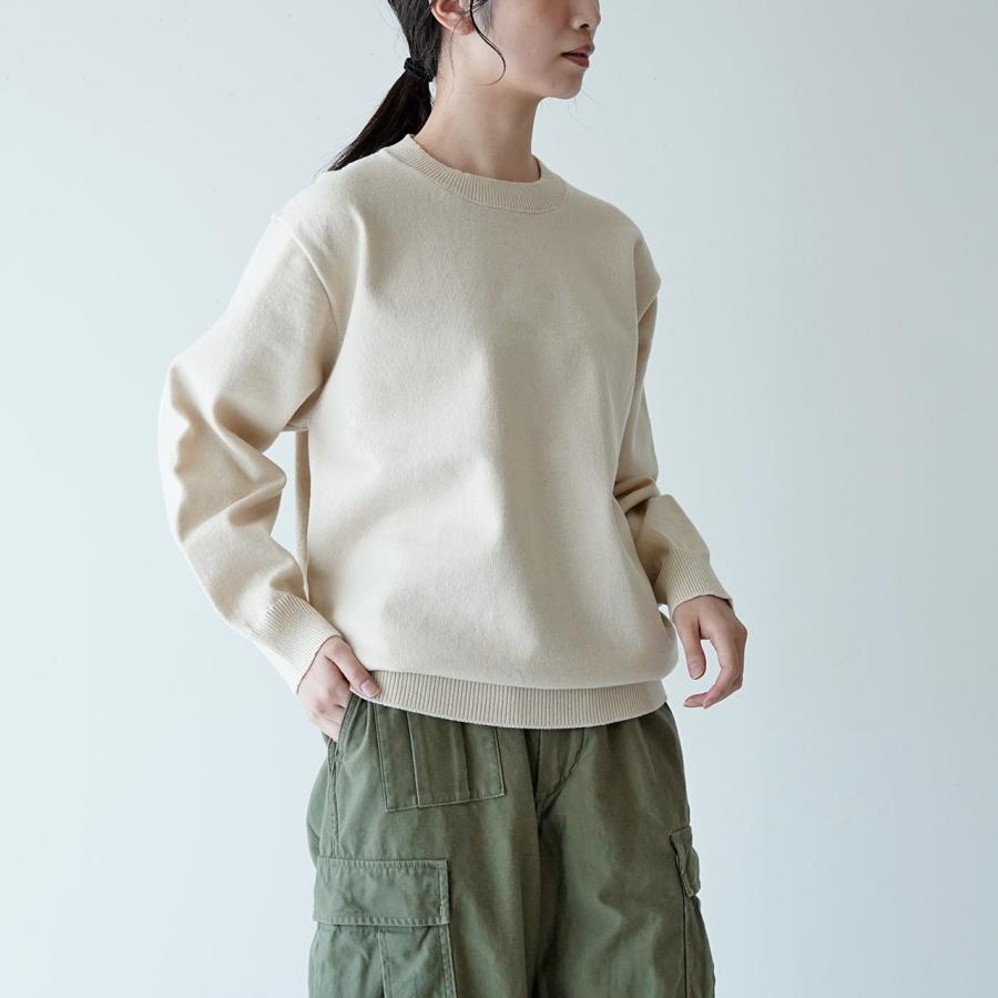 Yonetomi NEW BASIC ヨネトミ リジッド カシミア ニット プルオーバー RIGID CASHMERE KNIT P O ユニセックス 2024秋冬 95-244-020 ...