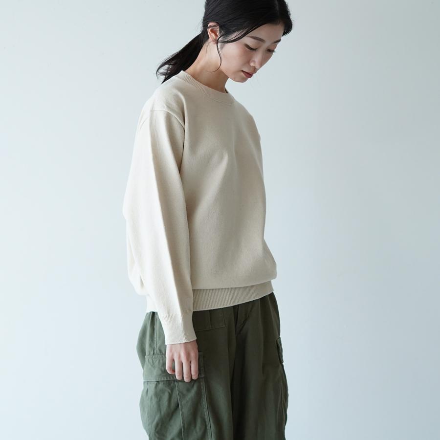 Yonetomi NEW BASIC ヨネトミ リジッド カシミア ニット プルオーバー RIGID CASHMERE KNIT P O ユニセックス 2024秋冬 95-244-020 ...