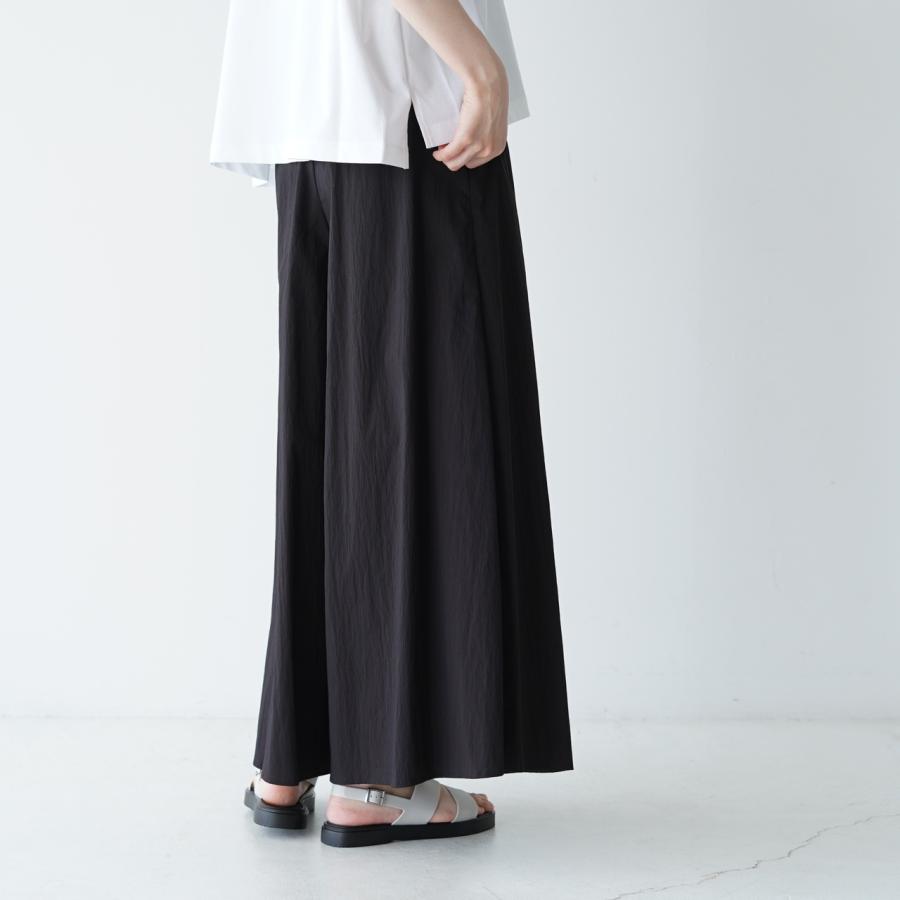 DONEEYU アウトレット ドニーユ Doneeyu タイプライター ギャザー ワイドパンツ フレアパンツ ガウチョパンツ U-2673 : Crouka Yahoo!店 - 通販 ...