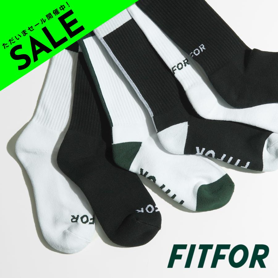 フィットフォー FITFOR ロゴ ソックス LOGO SOCKS 靴下 001 002 003 セール : fitfo-001 ...