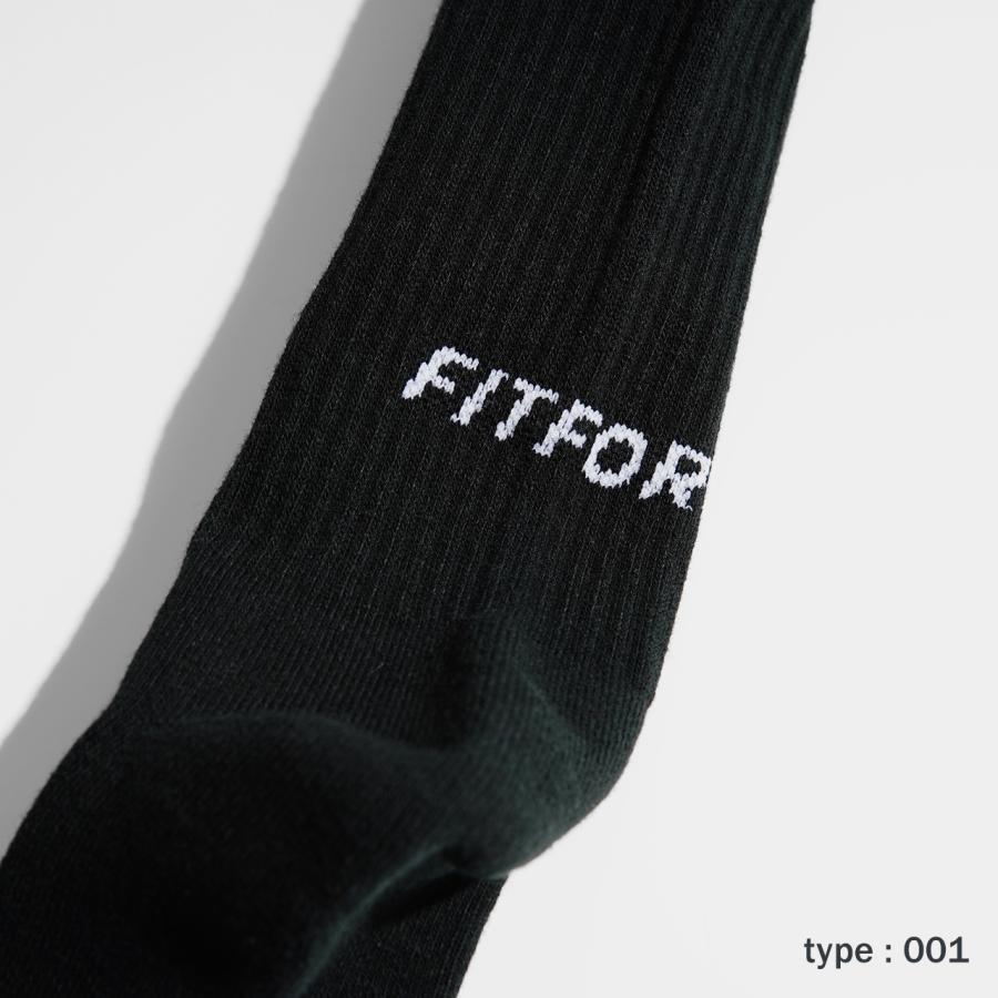 フィットフォー FITFOR ロゴ ソックス LOGO SOCKS 靴下 001 002 003 セール : fitfo-001 ...