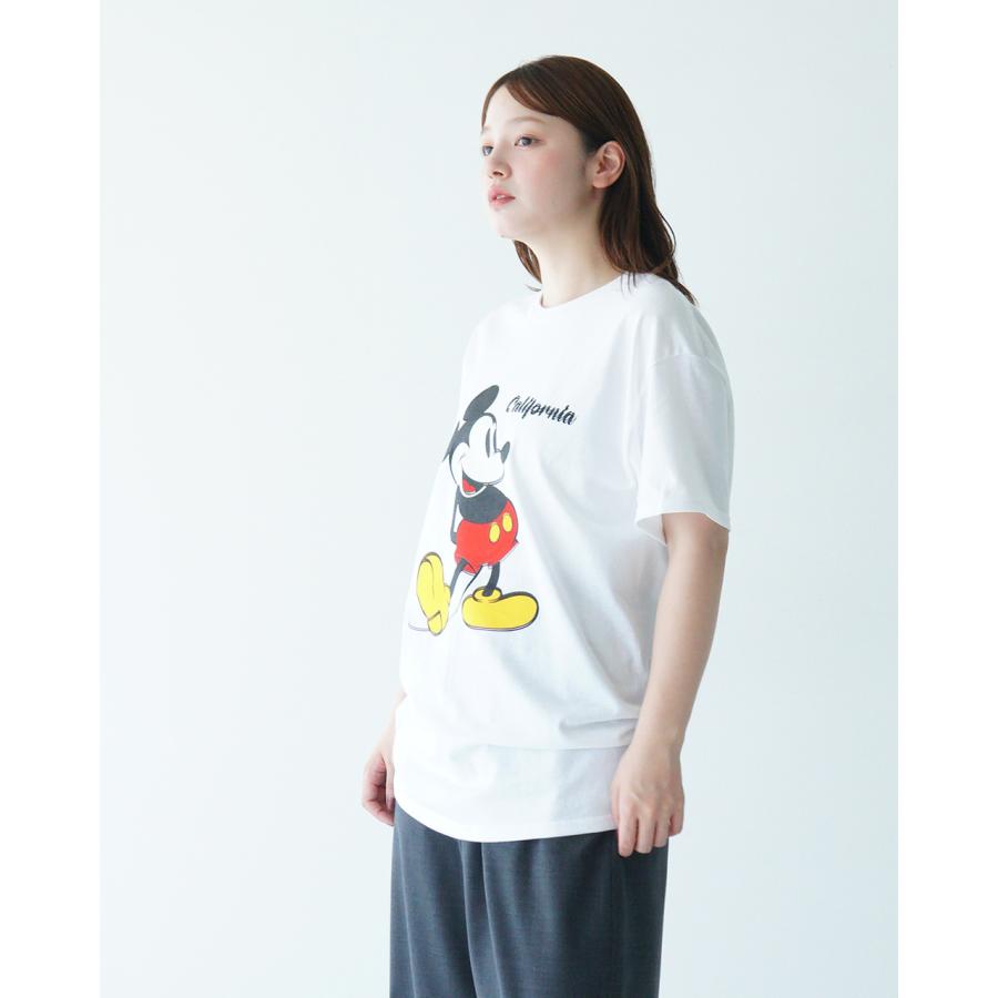 アウトレット！グッドウェア Good wear Tシャツ ミッキー 半袖Tシャツ レディース MICKEY プリントT クルーネック GDW ...