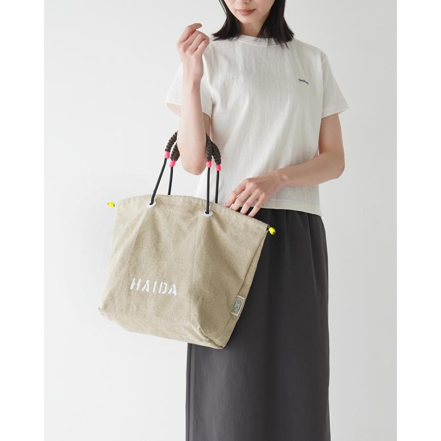ハイダ HAIDA リネン 麻 トートバッグ Mサイズ ユニセックス ハンドバッグ 肩掛け HAIMA-03-M : Crouka Yahoo!店 - 通販 - Yahoo!ショッピング