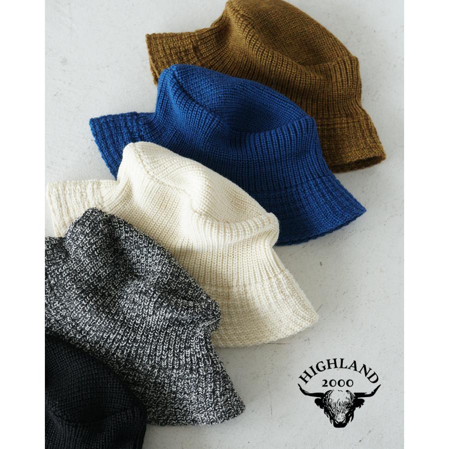 ハイランド2000 HIGHLAND2000 バケットハット ニット ユニセックス 2024秋冬 Straight Bucket Hat HL-24FW-0010 : high ...