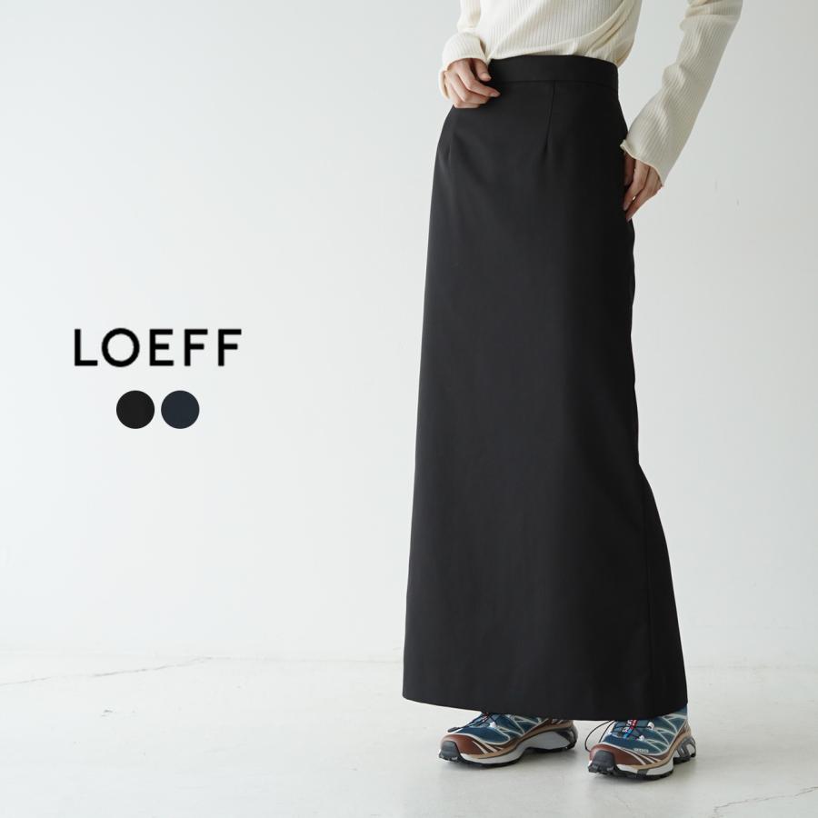 LOEFF ロエフ LOEFFLF ポリエステル ツイル マキシ タイト スカート PE TWL TT MAXI ロング 8824-299-0017 セール : Crouka Yahoo!店 ...