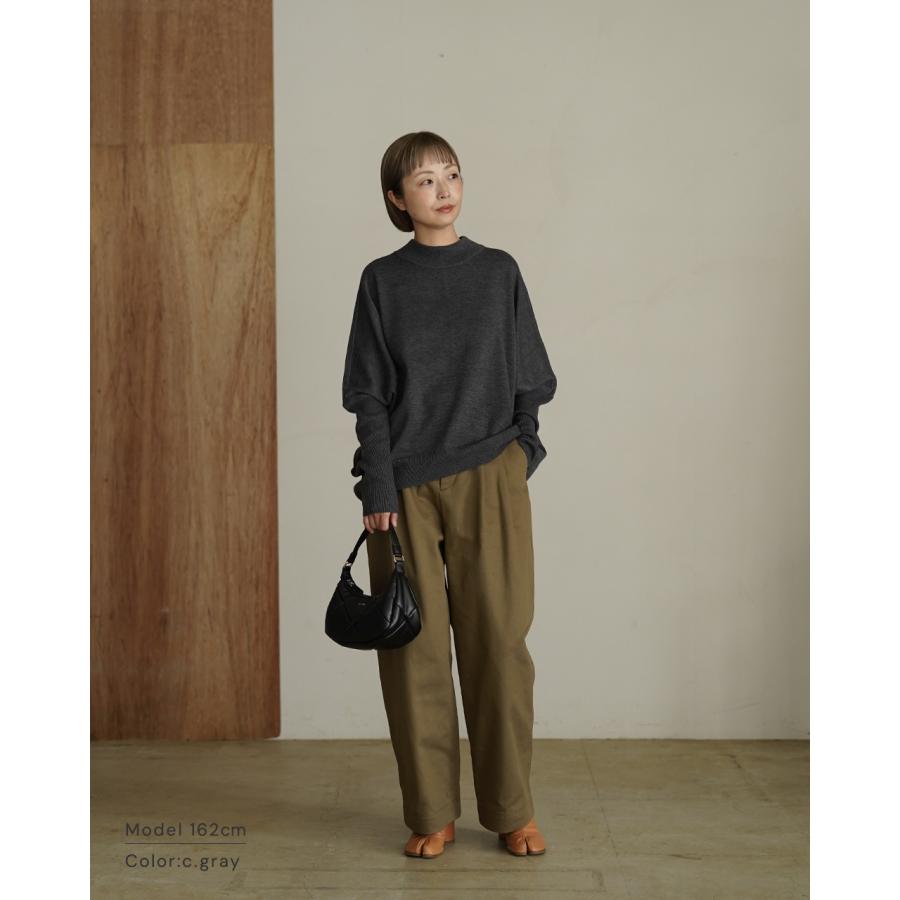 mizuiroind ミズイロインド mizuiro ind カットソー コクーンリブスリーブ プルオーバー レディース cocoon rib slv P O 4-220106 ...