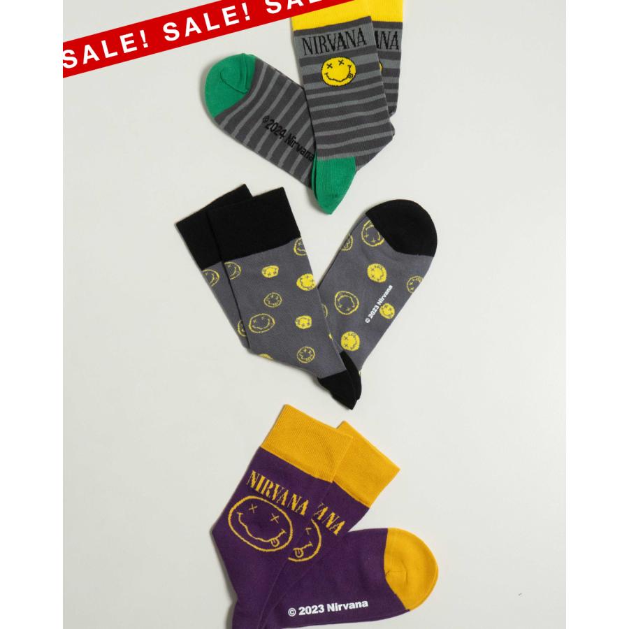 早得期間限定ポイント10倍！ミュージック MUSIC ニルヴァーナソックス ユニセックス NIRVANA SOCKS 靴下 NIRVSCK03MPU 06MC 11MB : Crouka ...