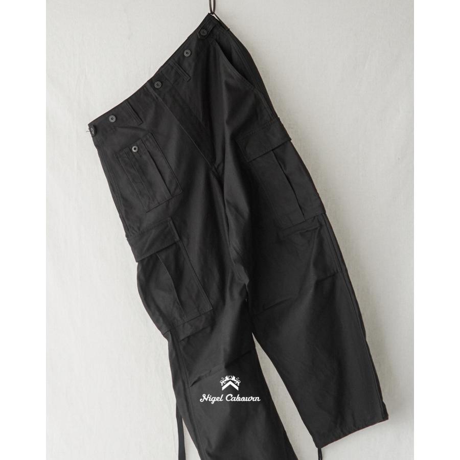 NIGEL CABOURN ナイジェルケーボン Nigel Cabourn アーミーカーゴパンツ ブラック メンズ ARMY CARGO PANT BLACK 80510050112 ...